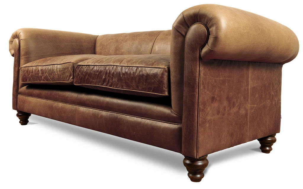 Brown Leather Chesterfield Sofa Uk | Baci Living Room
