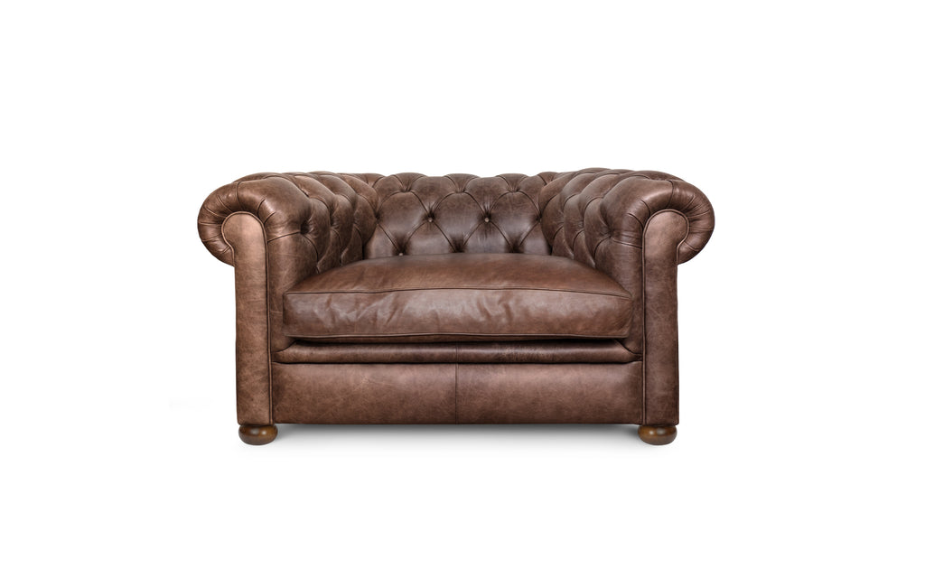'Mini' Huxley Chesterfield in Vintage Leather